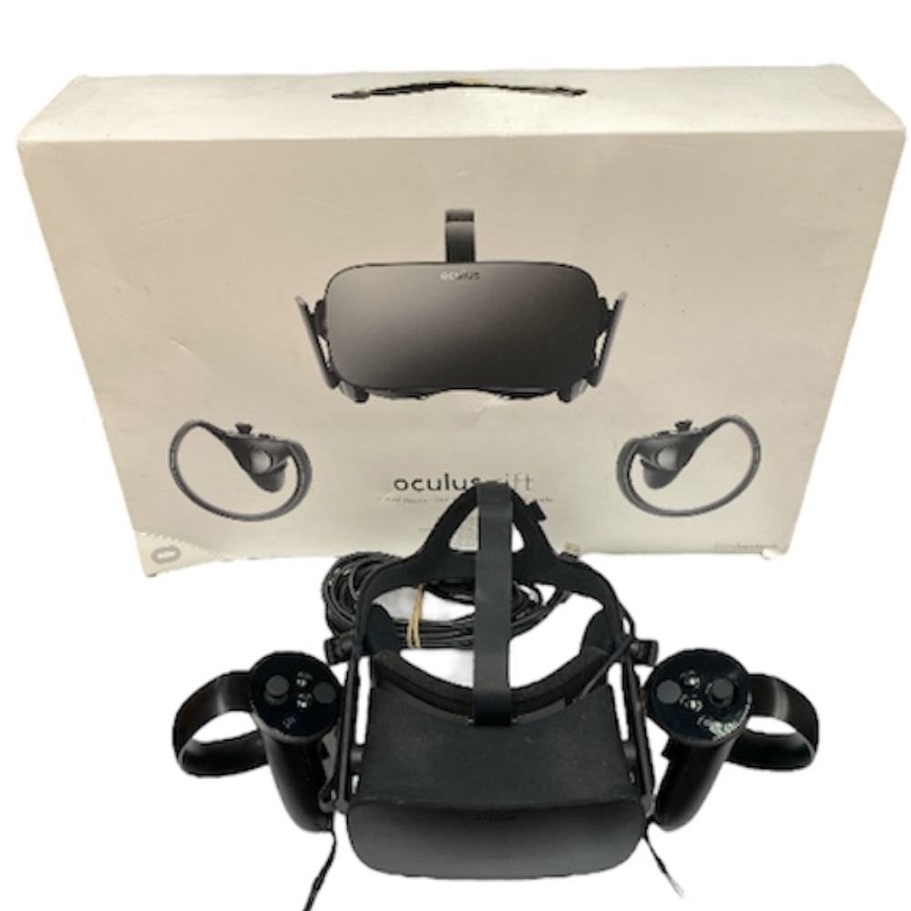 Pre-owned Oculus Rift CV1 Touch Bundle (2x Controllers & 3x Sensors ...